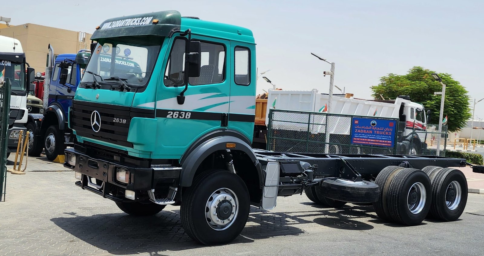 MERCEDES BENZ 2638 LONG CHASSIS TRUCK – Zadran Trucks