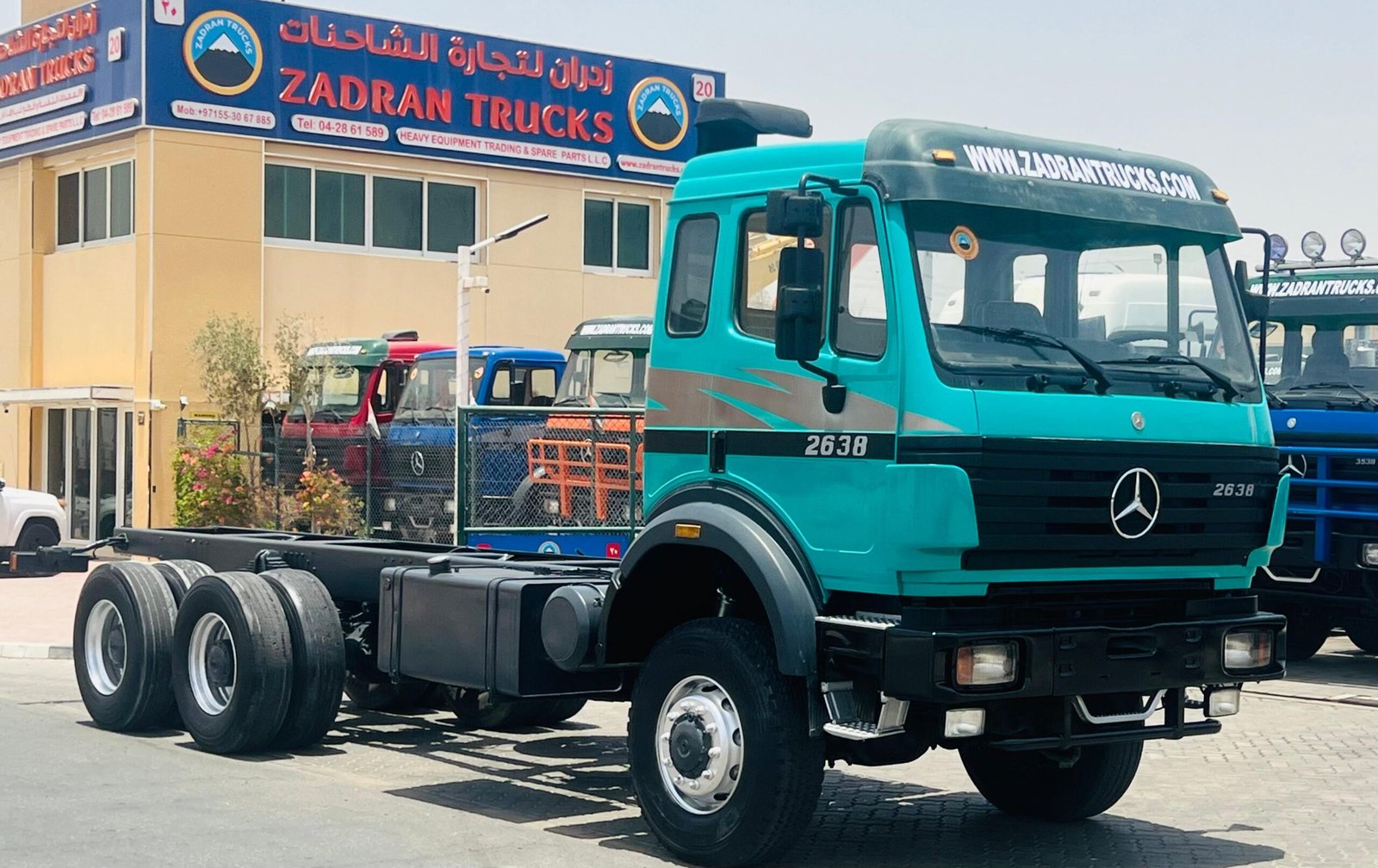 MERCEDES BENZ 2638 LONG CHASSIS TRUCK – Zadran Trucks