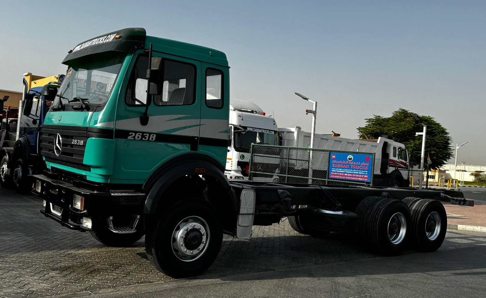 MERCEDES BENZ 2638 LONG CHASSIS TRUCK – Zadran Trucks