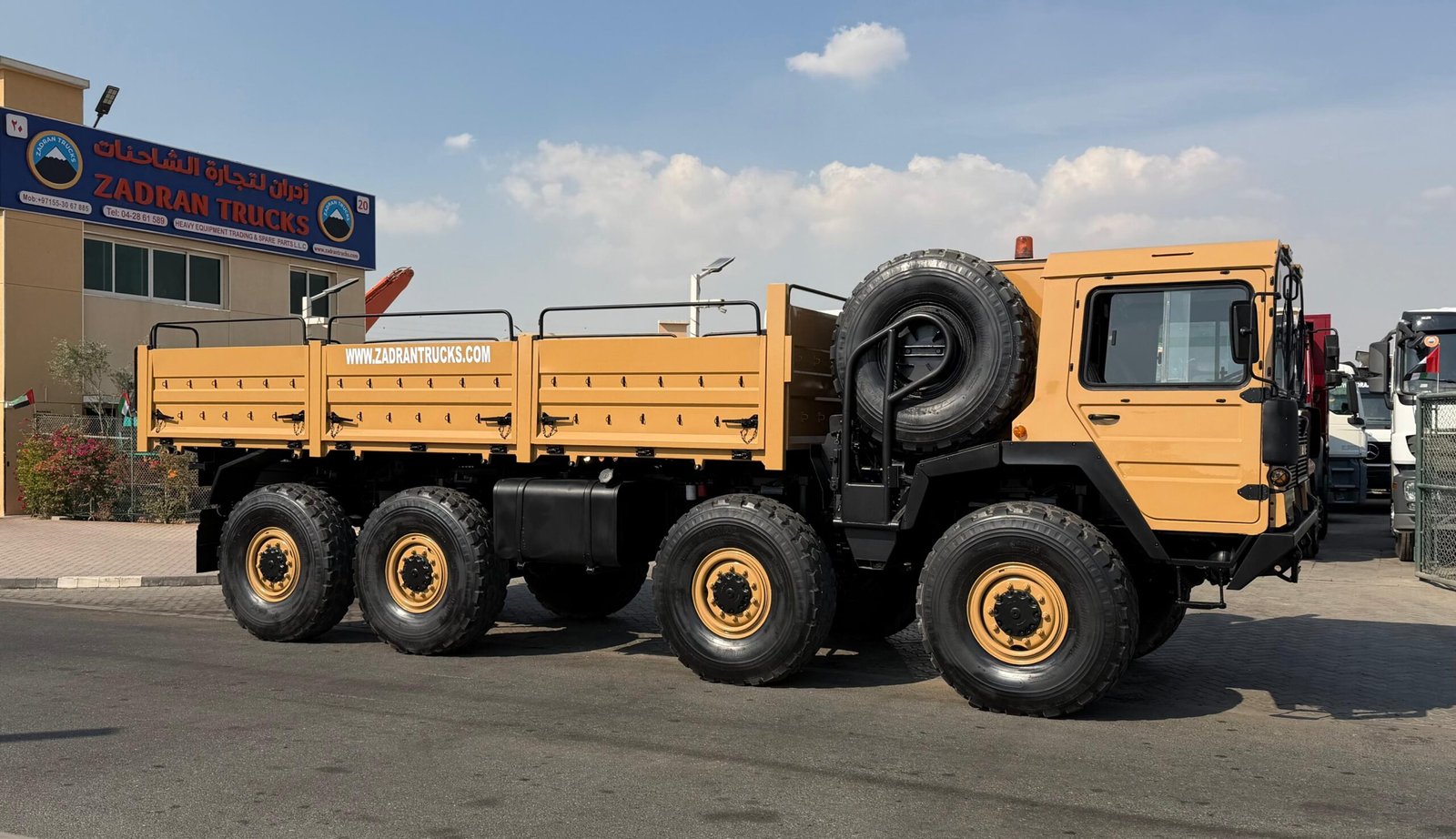 MAN KAT EX MILITARY M1014 FLATBED TRUCK – Zadran Trucks